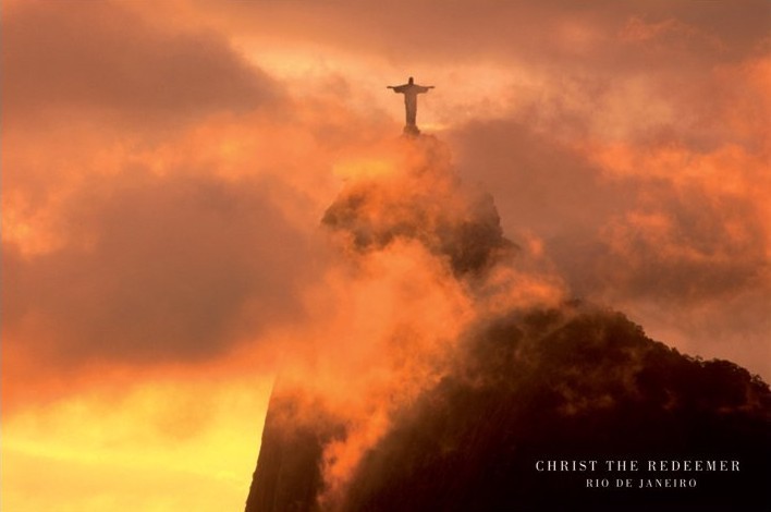Plakat Christ the redeemer - jesus | Poster an der Wand | 3+1 GRATIS ...