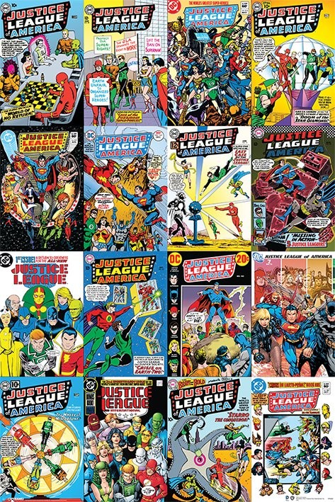 Dc Comics Justice League Cover Montage Poster Plakat Kaufen Bei