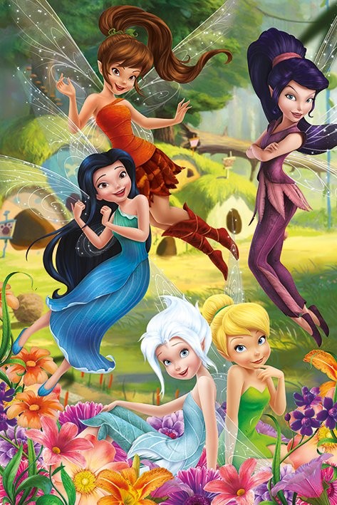 Disney Fairies (Hadas) - Flowers Póster, Lámina | Compra en EuroPosters.es