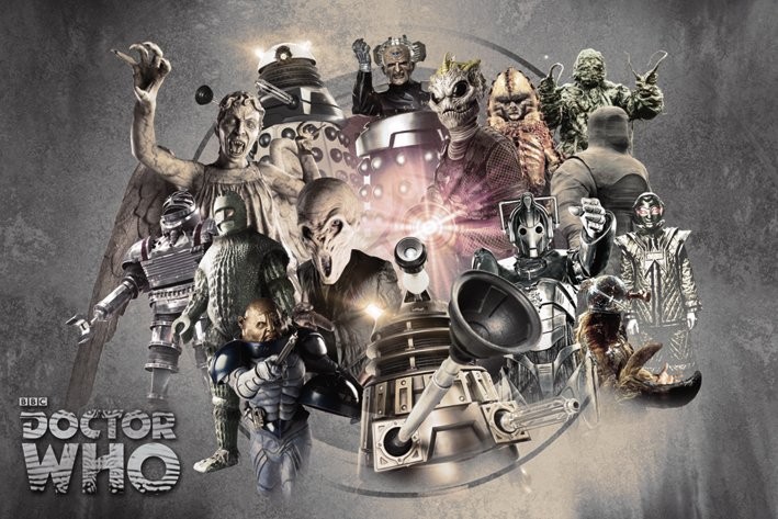 Poster, Quadro DOCTOR WHO - enemies | Poster sul muro | 3+1 GRATIS ...