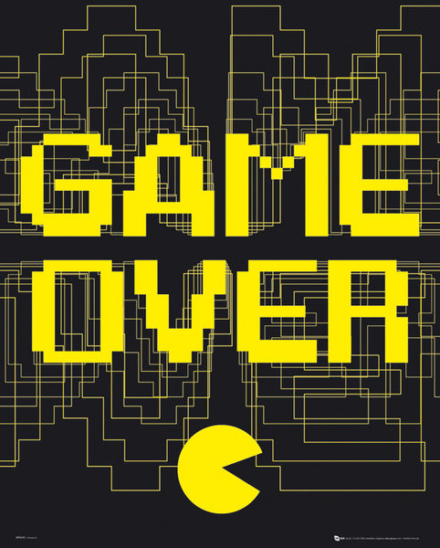 Poster, Quadro Game over | Poster sul muro | 3+1 GRATIS | Europosters