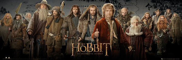 Plakat HOBBIT - cast | Poster an der Wand | 3+1 GRATIS | Europosters