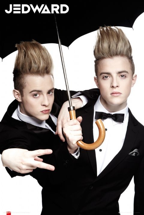 Plakat Jedward - umbrella | Poster an der Wand | 3+1 GRATIS | Europosters