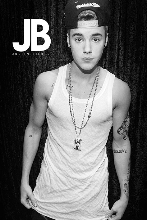 Poster, Quadro Justin Bieber - vest | Poster sul muro | 3+1 GRATIS ...