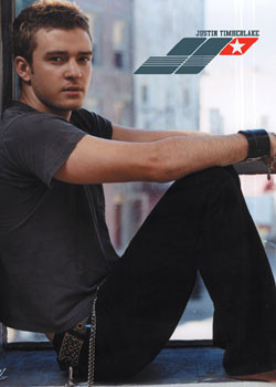 Plakat Justin Timberlake – sitting | Poster an der Wand | 3+1 GRATIS ...