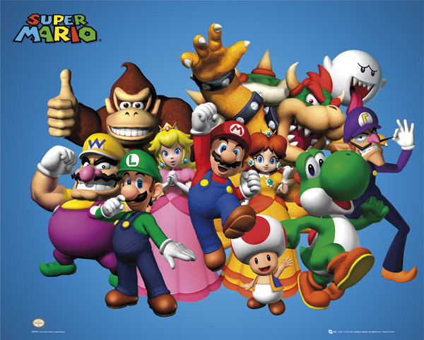 Plakat NINTENDO - cast | Poster an der Wand | 3+1 GRATIS | Europosters