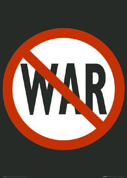 Poster, Quadro No war! su Europosters