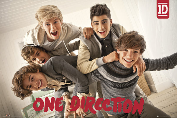 Plakat One Direction - bundle | Poster an der Wand | 3+1 GRATIS ...
