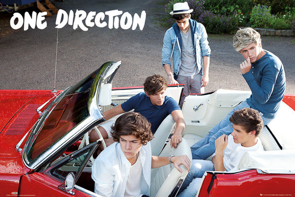 Plakat One Direction - car | Poster an der Wand | 3+1 GRATIS | Europosters