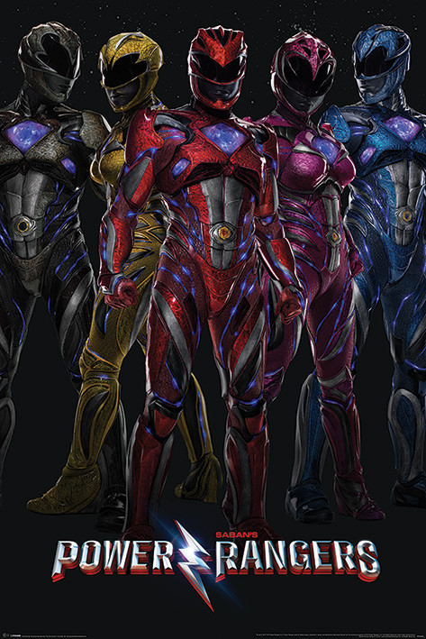 Plakat Power Rangers - Groupe | Poster an der Wand | 3+1 GRATIS ...