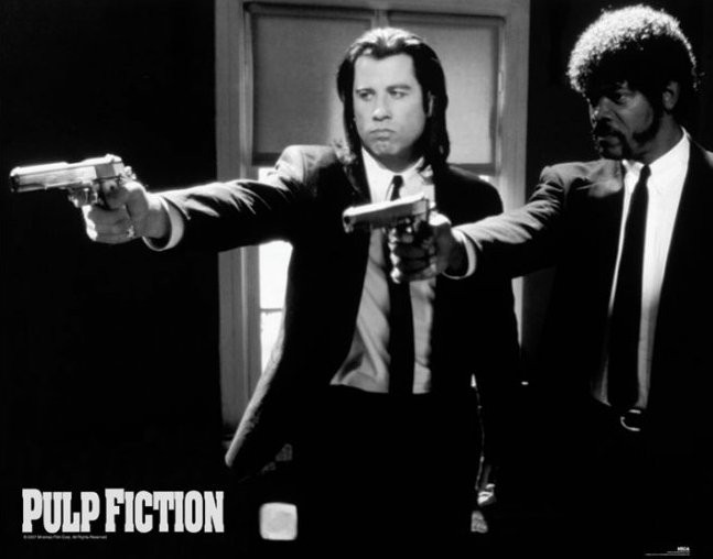Pulp fiction - guns Poster, Plakat | Kaufen bei Europosters