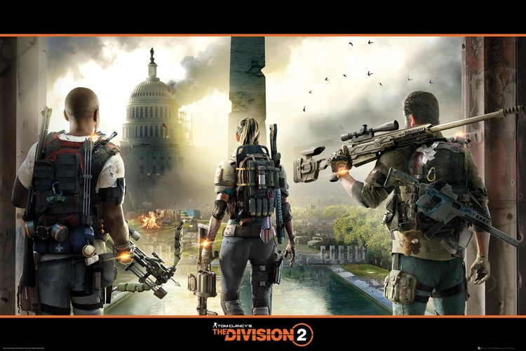 Poster, Affisch The Division 2 - Landscape | Affischer på vägg | 3+1 ...