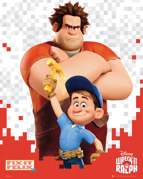 Plakat WRECK IT RALPH - wreck it | Poster an der Wand | 3+1 GRATIS ...