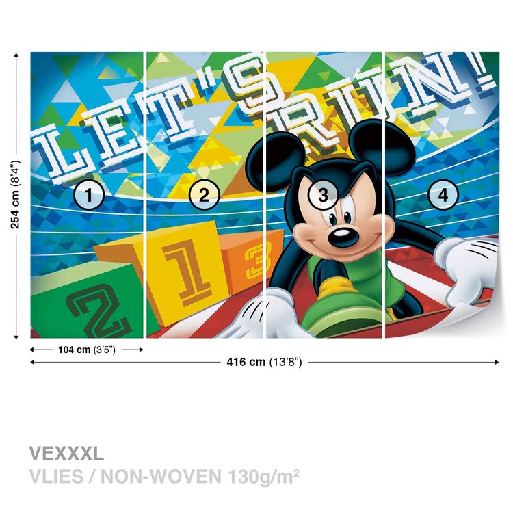Disney Mickey Mouse Poster Mural, Papier peint | Acheter-le sur ...