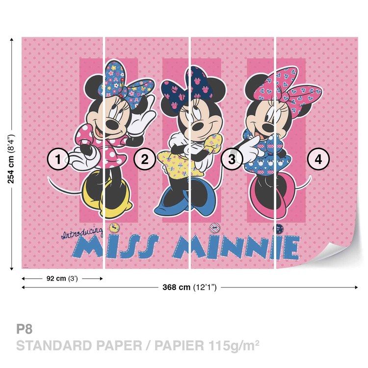 Disney Minnie Mouse Poster Mural, Papier peint | Acheter-le sur ...
