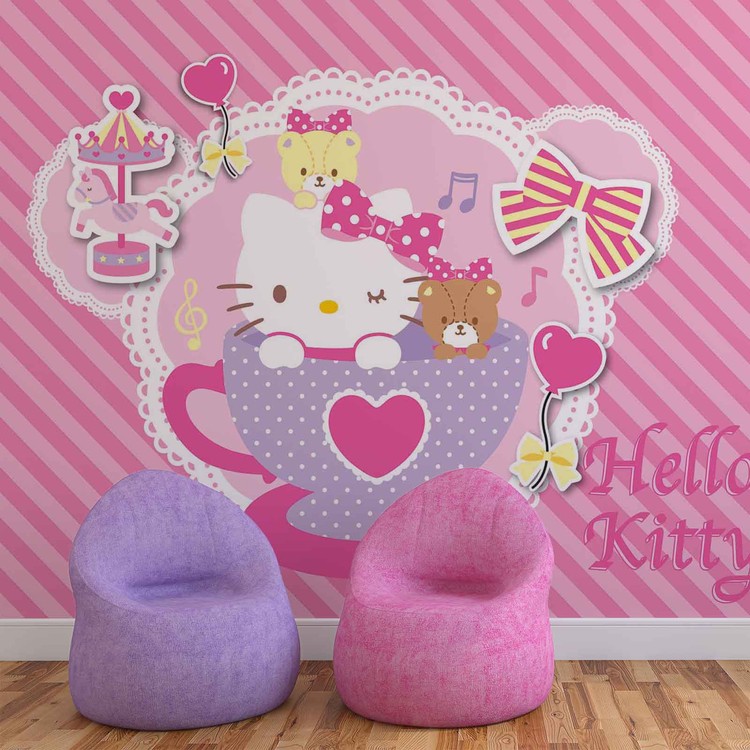 Hello Kitty Poster Mural, Papier peint | Acheter-le sur Europosters.fr