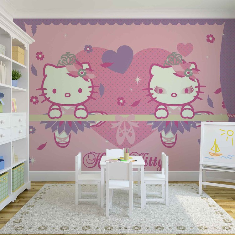 Hello Kitty Poster Mural, Papier peint | Acheter-le sur Europosters.fr