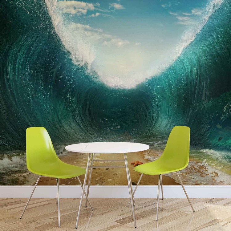 Plages Vagues Mer Poster Mural, Papier peint | Acheter-le sur ...