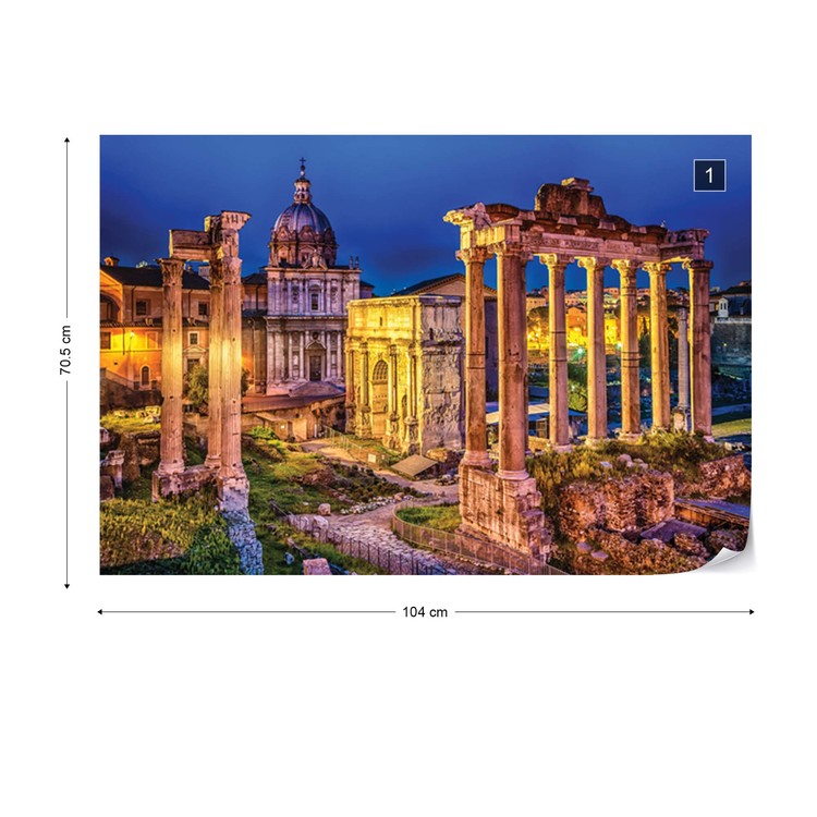 Roman Forum Rome Ancient Ruins Poster Mural, Papier peint | Acheter-le ...