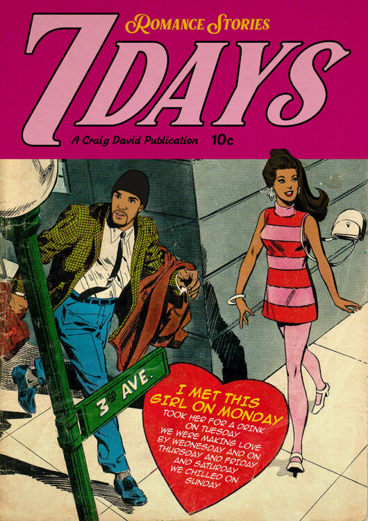 Poster 7 days, Ads Libitum / David Redon | Wall Art | 3+1 FREE | UKposters
