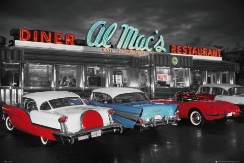 Al Mac's diner Póster, Lámina | Compra en Posters.es