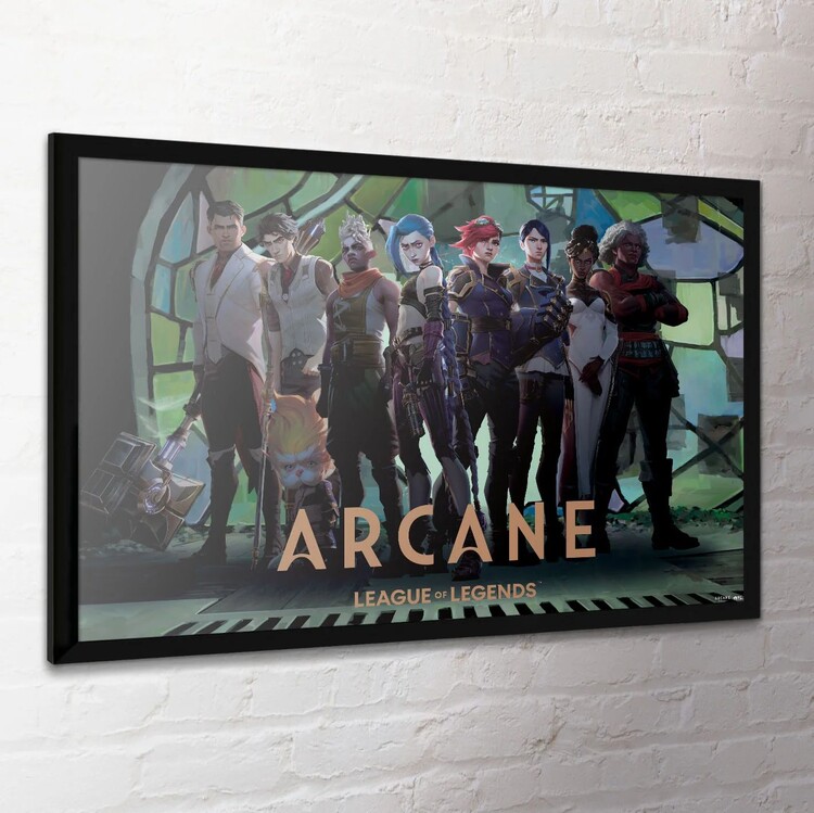 Poster Arcane - Characters in Zaun Arcade | Muur posters | 3+1 GRATIS ...