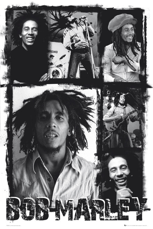 Bob Marley - photo collage Póster, Lámina | Compra en Posters.es