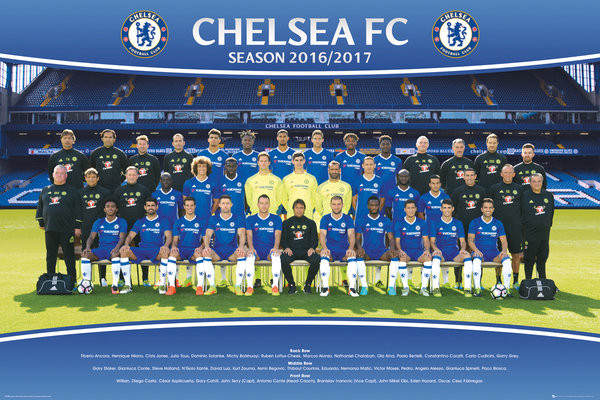 Poster Chelsea - Team 2016/2017 | Muur posters | 3+1 GRATIS | Europosters