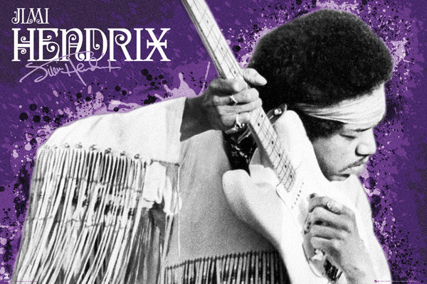 JIMI HENDRIX - purple Póster, Lámina | Compra en Posters.es