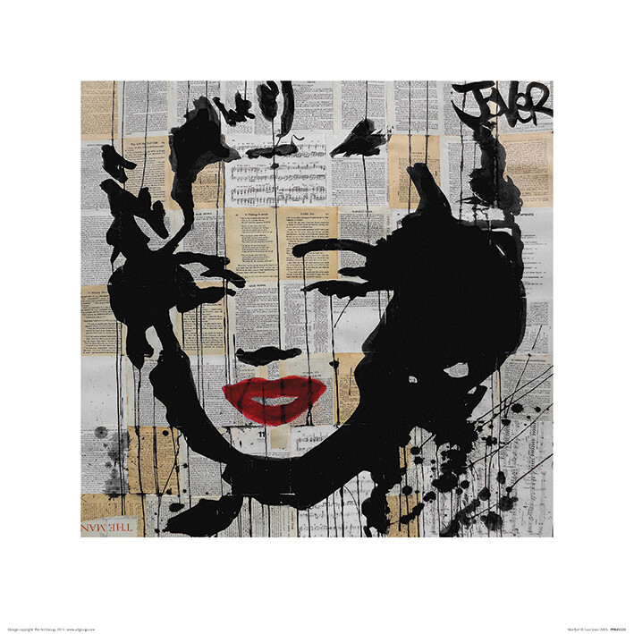 Kunstdruck Loui Jover - Marilyn | Poster, Wandbilder | Europosters