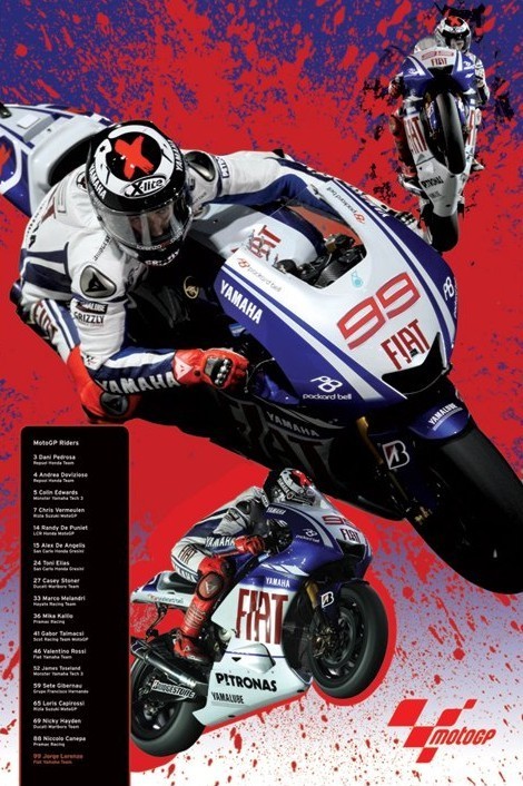 Poster Moto GP - lorenzo | Muur posters | 3+1 GRATIS | Europosters
