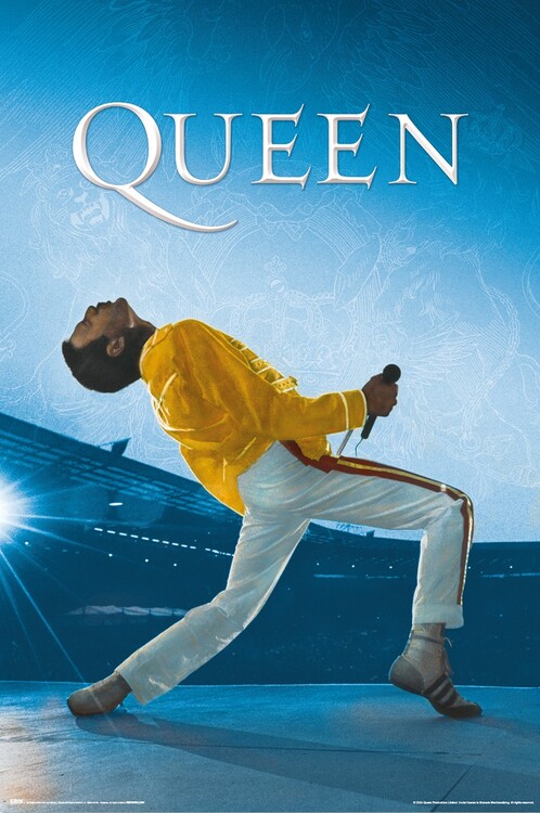 Poster Queen - Wembley | Muur posters | 3+1 GRATIS | Europosters