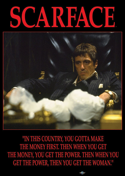 SCARFACE - power Póster, Lámina | Compra en Posters.es