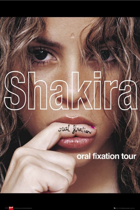 Shakira - oral fixation tour Póster, Lámina | Compra en Posters.es