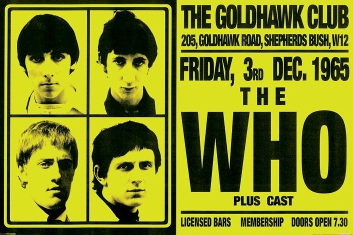 the Who - goldhawk club Póster, Lámina | Compra en Posters.es