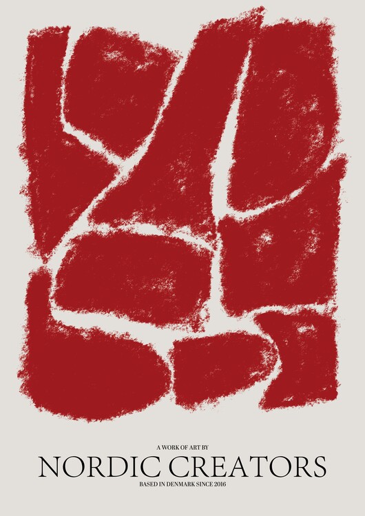 Things fall apart - Red, Nordic Creators Póster, Lámina | Compra en ...