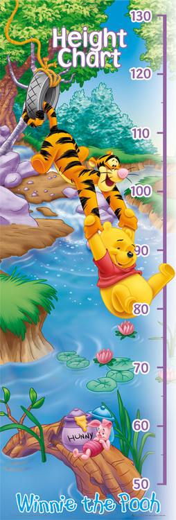 WINNIE THE POOH - heigh chart Póster, Lámina | Compra en Posters.es