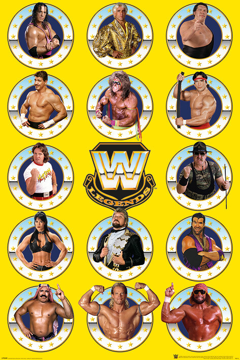 WWE - Legends Chrome Póster, Lámina | Compra en Posters.es