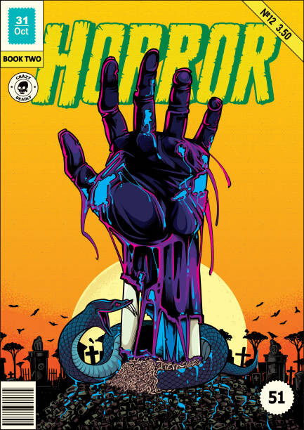 Zombie Hand Rising out From The Grave, Man_Half-tube Póster, Lámina ...