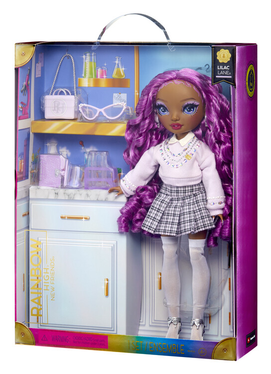 Jucărie Rainbow High New Friends Fashion Doll- Lilac Lane (Purple ...