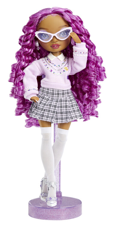 Jucărie Rainbow High New Friends Fashion Doll- Lilac Lane (Purple ...