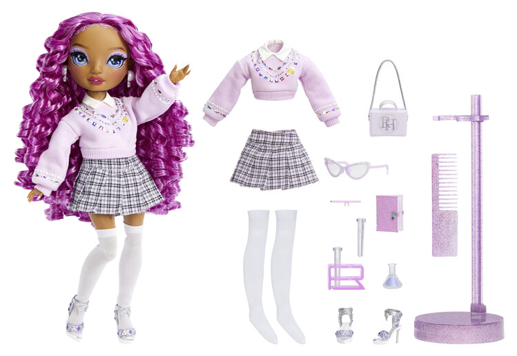 Jucărie Rainbow High New Friends Fashion Doll- Lilac Lane (Purple ...
