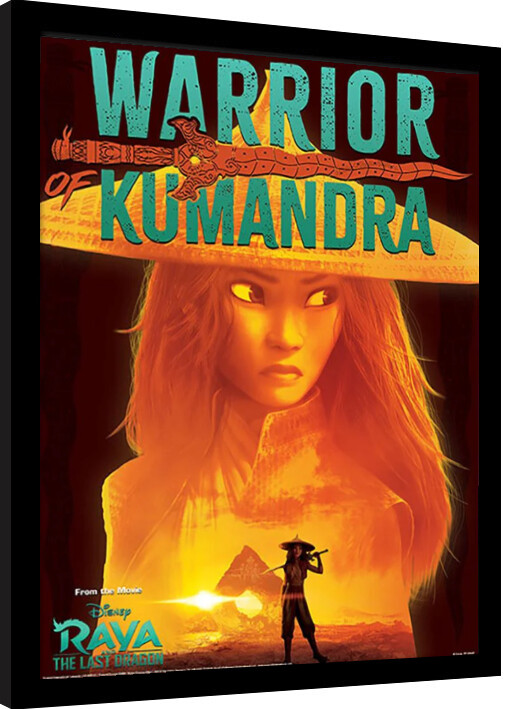 Poster encadré Raya and the Last Dragon - Warrior of Kamandra | Posters ...