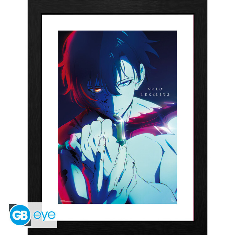 Solo Leveling - Jinwoo Framed poster | Buy at UKposters