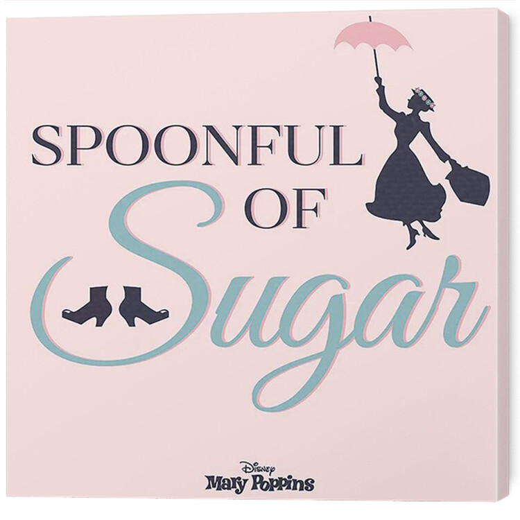 Quadro su tela Mary Poppins - Spoonful of Sugar | Decorazioni murali ...