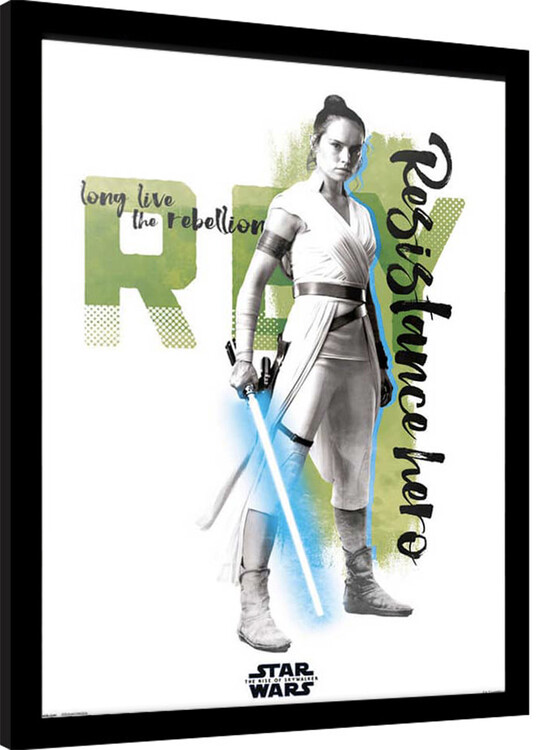 Poster encadré Star Wars: Episode IX - The Rise of Skywalker - Rey ...
