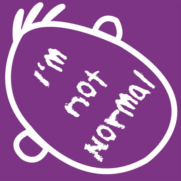 Stickers I'M NOT NORMAL | Tips for original gifts