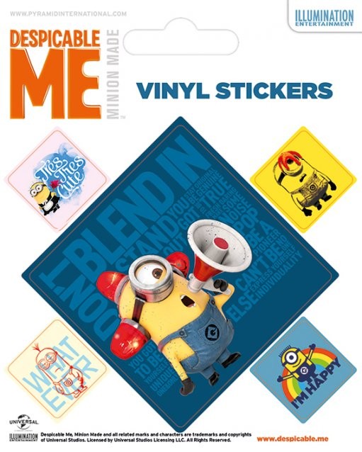 Stickers Minions (Despicable Me) - Minions Square | Tips for original gifts