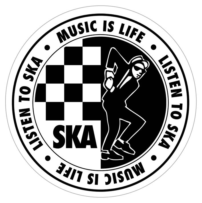 Stickers SKA - listen to ska | Tips for original gifts