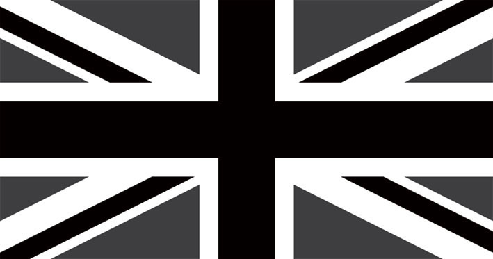 Stickers UNION JACK - dark | Tips for original gifts